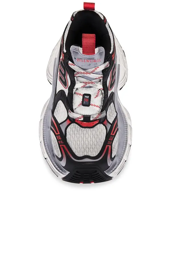 Balenciaga 10xl Sneaker In Grey White & Red - 40% Off | Editorialist
